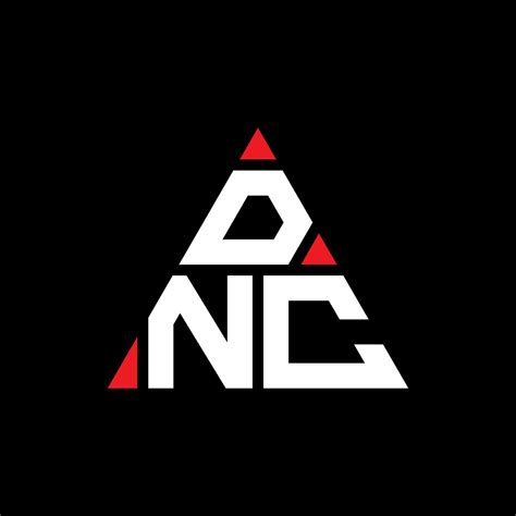 Diseño De Logotipo De Letra De Triángulo Dnc Con Forma De Triángulo
