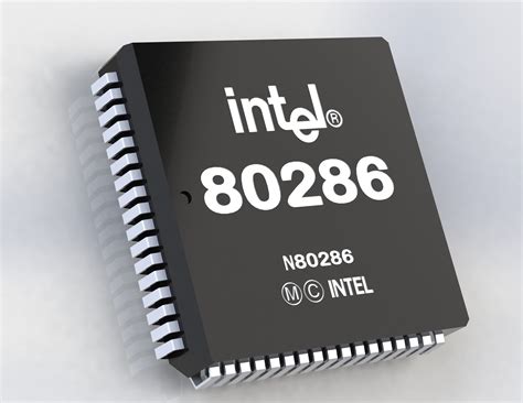 Organizer Intel® 80286 Microprocessor・ Stl File For 3d Printing・cults
