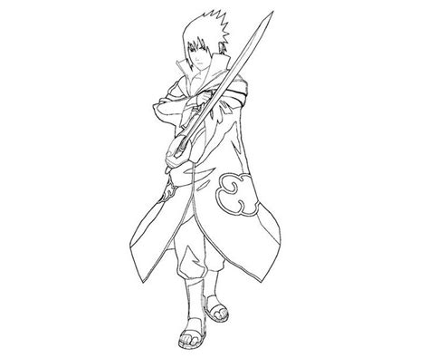 Sasuke Para Colorir E Imprimir Muito Fácil Colorir E Pintar Sasuke Drawing Sasuke