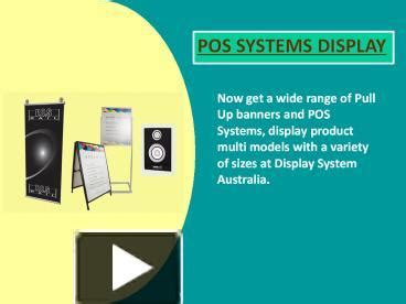 Different Types Of POS System Displays Presentation Free To Download
