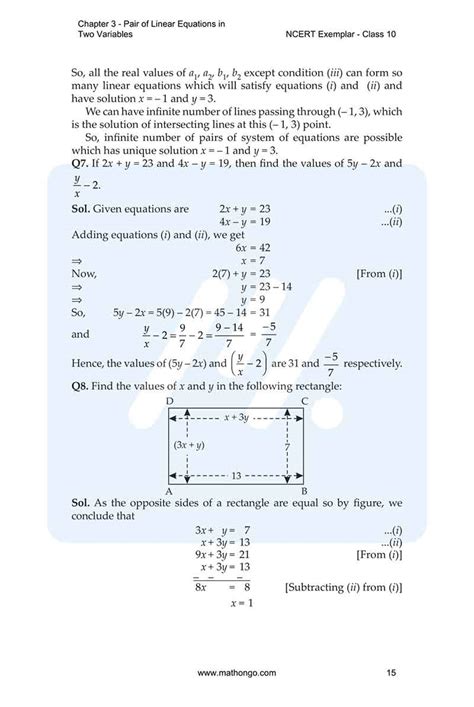 NCERT Exemplar For Class 10 Maths Chapter 3 MathonGo