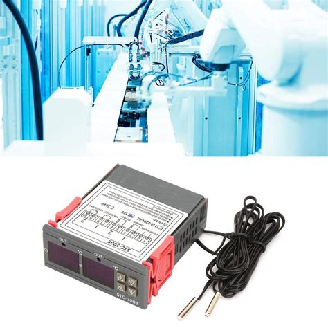 Buy Temperature Thermostat Controller STC Digital Dual Display Dual NTC Probe Sensor For
