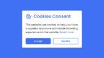 Create Popup Cookies Consent Box In HTML CSS JavaScript