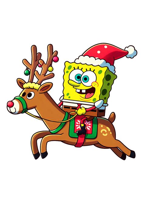 Spongebob Christmas In Fikir Lba Intage Mickey The Simpsons Clipart Image Clipartsign
