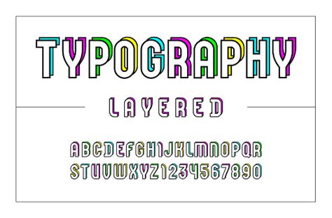 높은 글꼴 응축 굵은 알파벳 Sans 세리프 컬러 문자와 숫자 0명에 대한 스톡 벡터 아트 및 기타 이미지 0명 가냘픈