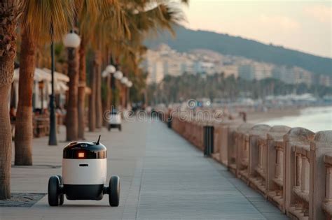 Autonomous Courier Small Delivery Robot On Wheels Advanced Technology Reshaping Last Mile