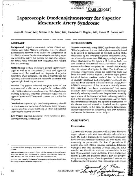 Duodenojejunostomy