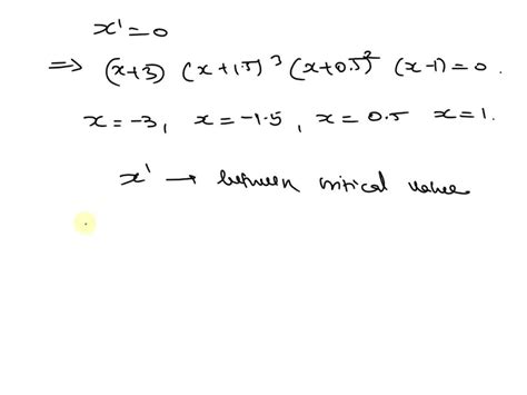Solved Consider The Differential Equation 35x2 105 List The