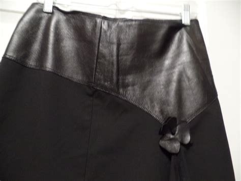 Polli Says Beautiful And Rare Black Mini Skirt With R Gem