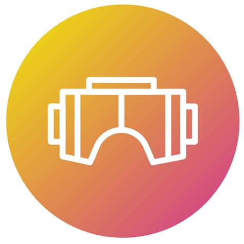 Vr Glasses Generic Gradient Fill Icon Vr Glasses Generic Gradient Fill Icon