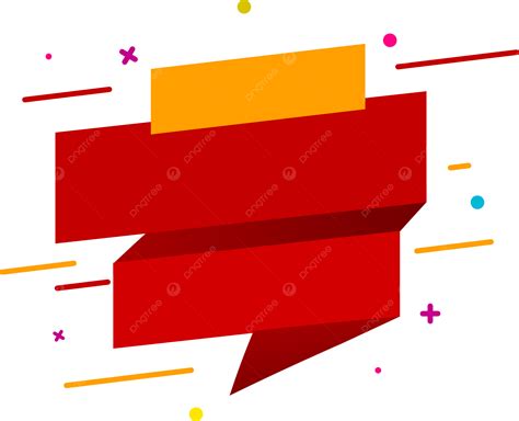 빨간 리본 배너 판촉 디자인 일러스트 리본 배너 벡터 Png 일러스트 및 Psd 이미지 무료 다운로드 Pngtree