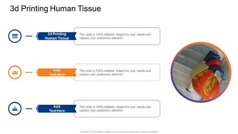 D Printing Human Tissue In Powerpoint And Google Slides Cpp PPT Sample