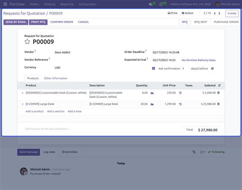 Odoo Merge Purchase Order Webkul