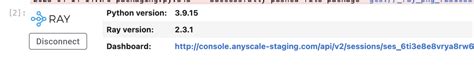 Ray And Jupyter Add A Disconnect Button For The Output Of It