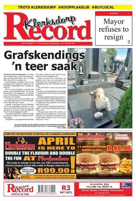 Klerksdorp Record April Digital DiscountMags Com