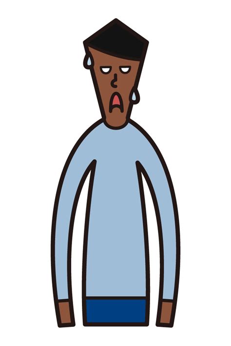 역겨운 사람 남성의 일러스트 무료 일러스트 소재집 Kukukeke