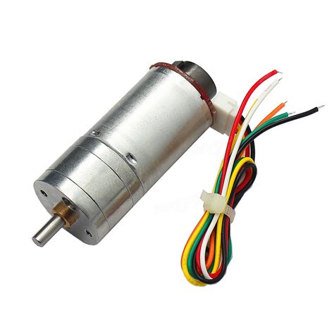 6V 100 210 300RPM Encoder Motor DC Gear Motor Sale Banggood Com