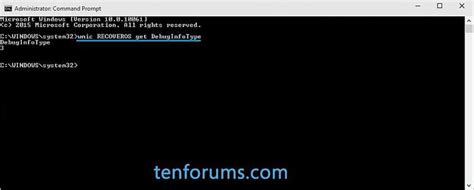 Configure Windows 10 To Create Minidump On Bsod Tutorials
