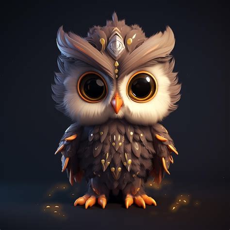 Premium Photo Cute And Chibi Owl