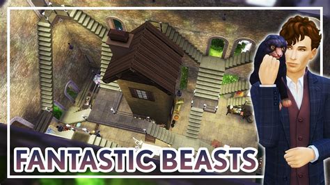Newt Scamander S Creature Basement Part 2 2 Fantastic Beasts Sims 4 Speed Build No CC