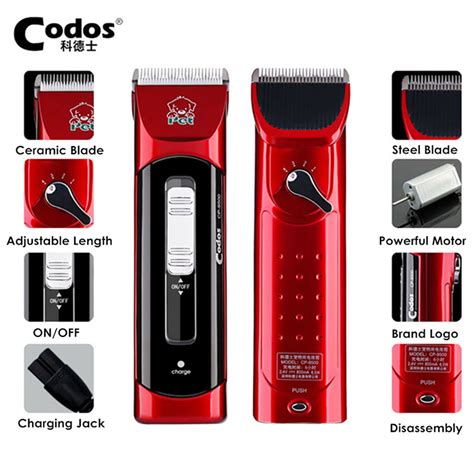 Codos Professional Rechargeable Pet Clipper CP-9500 – HairDressing.com.my