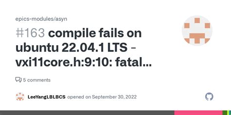 Compile Fails On Ubuntu LTS Vxi Core H Fatal Error Rpc Rpc H No Such File Or
