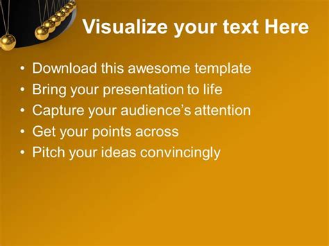 Newton Cradle Balancing Balls Science PowerPoint Templates PPT Backgrounds For Slides