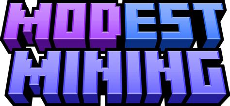Modest Mining Minecraft Mods CurseForge