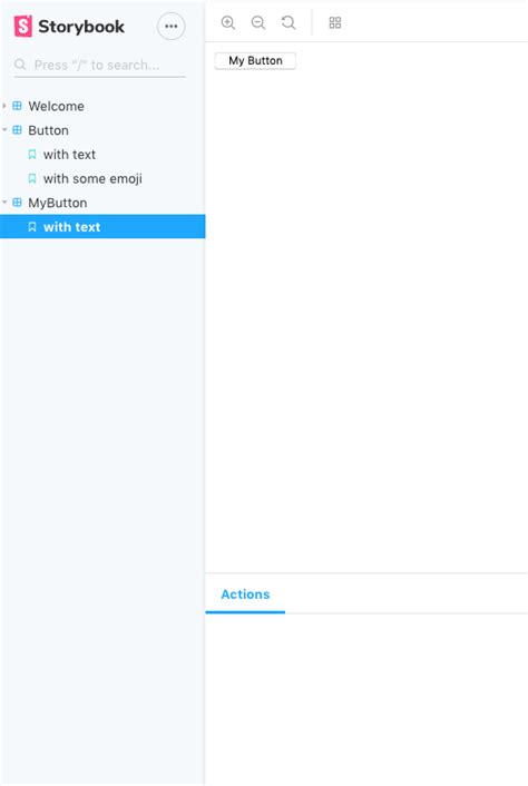 Action Not Workingnot Appearing In Action Logger Pane · Issue 7999 · Storybookjsstorybook