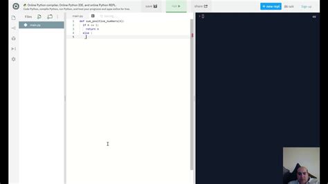 Python Programming 2implement The Sumpositivenumbers Function As A