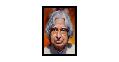 Dropship Generic A P J Abdul Kalam Painting With Synthetic Photo Frame
