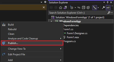 Deploy A Net Windows Desktop App With Clickonce Visual Studio