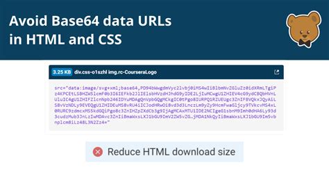 Page Speed Avoid Large Base64 Data Urls In Html And Css Debugbear