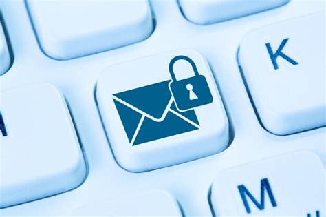 Premium Photo Encrypted Email Protection Online Hacker Sending Secure Mail Internet Computer