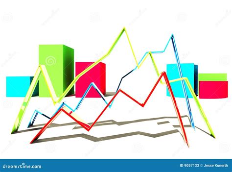 3d Graphs Stock Illustration Illustration Of Computer 9057133