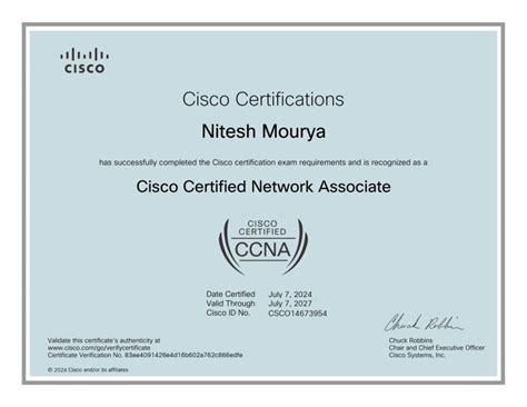 Ciscocertified Ccna Careerdevelopment Techskills Cisco Nitesh