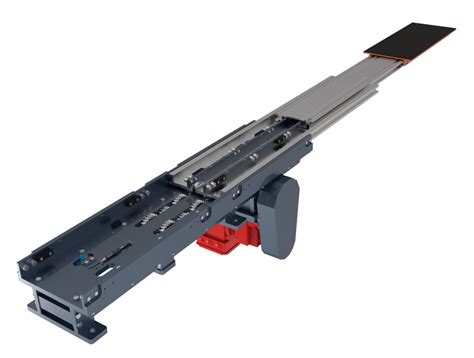 Monofork Double Depth For Miniloads ZEUS 59 LHD Group Telescopic Forks