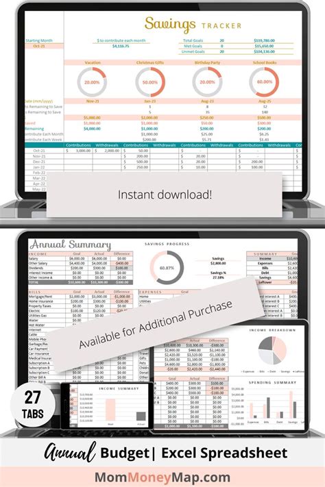 Savings Tracker Excel Spreadsheet With Weekly Contributions Calculated