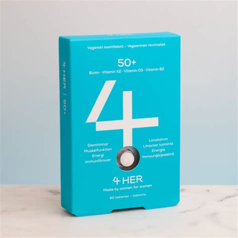 4HER 50+ - Vitaminer för kvinnor över 50