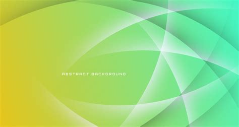 3d Green Orange Geometric Abstract Background Overlap Layer On Bright