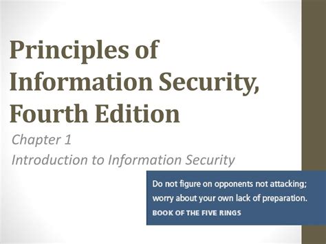 ppt principles of information security fourth edition powerpoint
