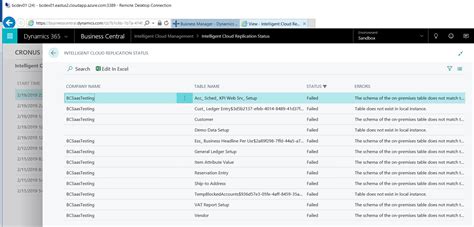 how to replicate data in nav bc