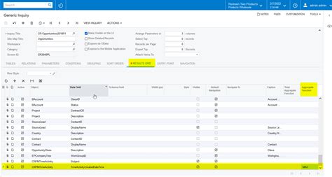 How To Display The Summary Field Under The Activities In Generic Inquiry Community