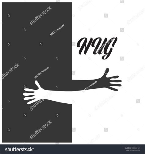 Simple Line Creating Hug Drawing Vector เวกเตอรสตอก ปลอดคา