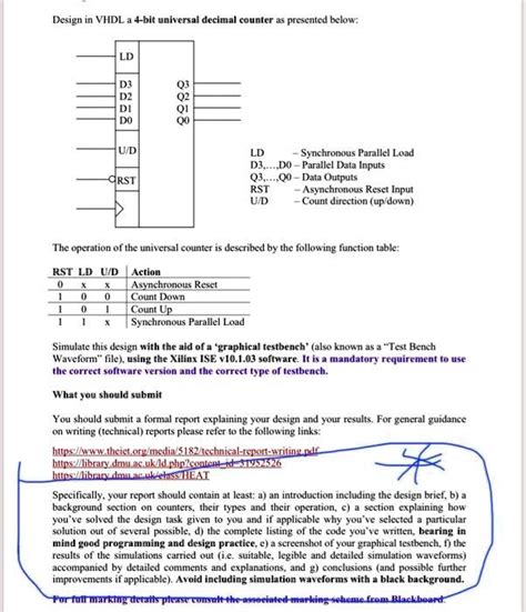 SOLVED I Need Handwritten Answers I Already Have VHDL Code Design In