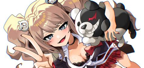 Enoshima Junko And Monokuma Danganronpa And 1 More Drawn By Kamo860