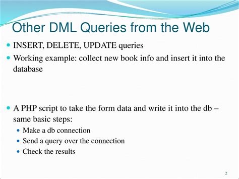 Accessing Your Mysql Database From The Web With Php Ch 11 Ppt Download