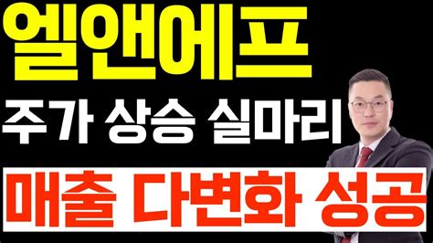 엘앤에프 주가 전망 주가 상승 실마리 매출 다변화 성공 Youtube