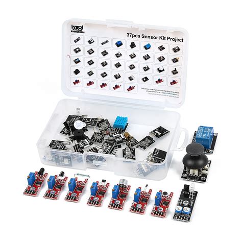 Robowiz 37pcs Sensor Kit Compatible With Arduino Ide