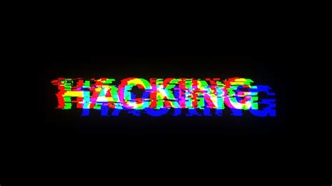 Premium Photo 3d Rendering Hacking Text With Screen Effects Of